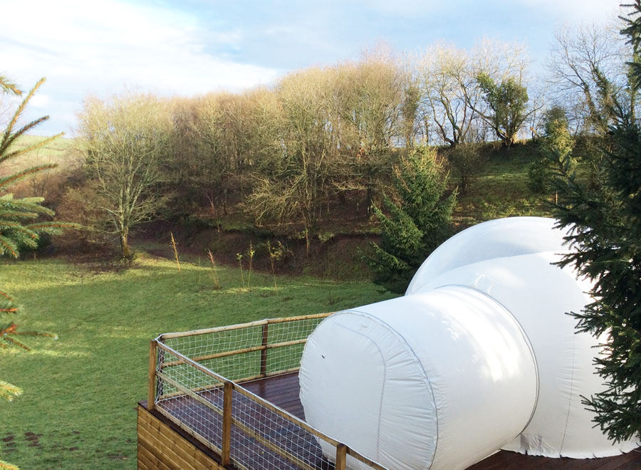 Nuit dans une bulle insolite Normandie | La bulle étoilée